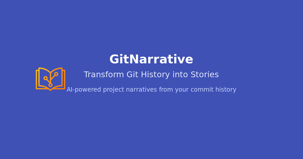 GitNarrative - Transform Git History into Compelling Project Stories ...